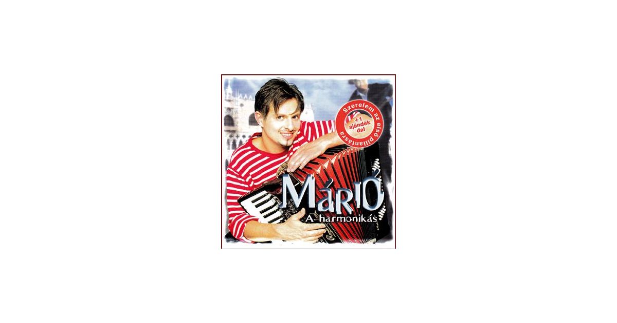 Márió: A harmonikás CD Dalnok Kiadó Zene- és DVD Áruház, Roma zene ...